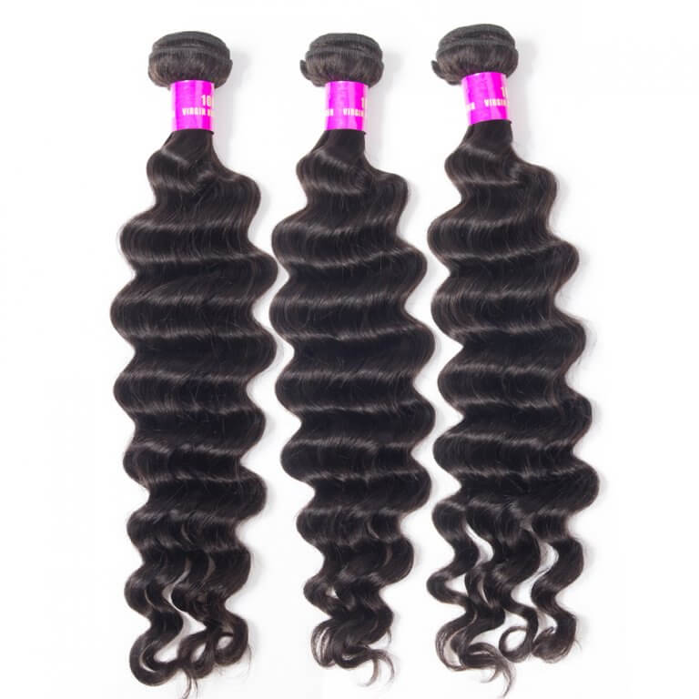 Virgin Hair 4 Bundles With Closure Loose Deep Wave | Tinashe Hair