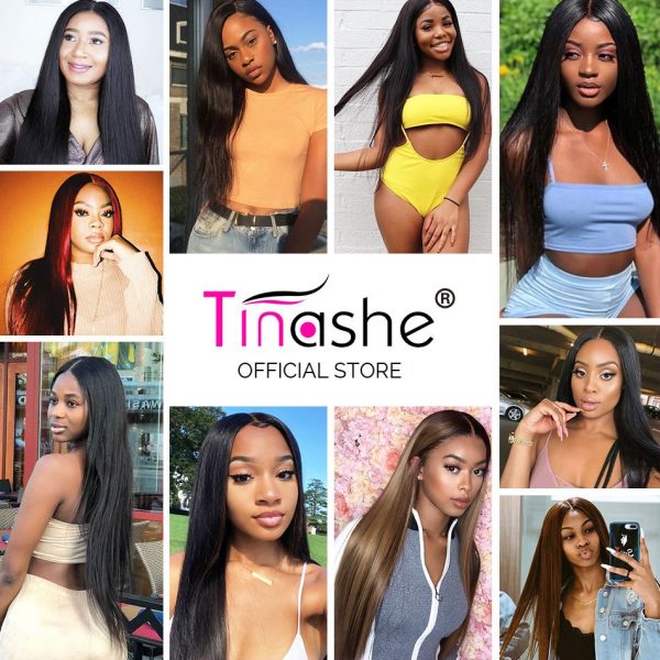Brazilian Straight Hair 4 Bundles With Closure | Tinashe Hair