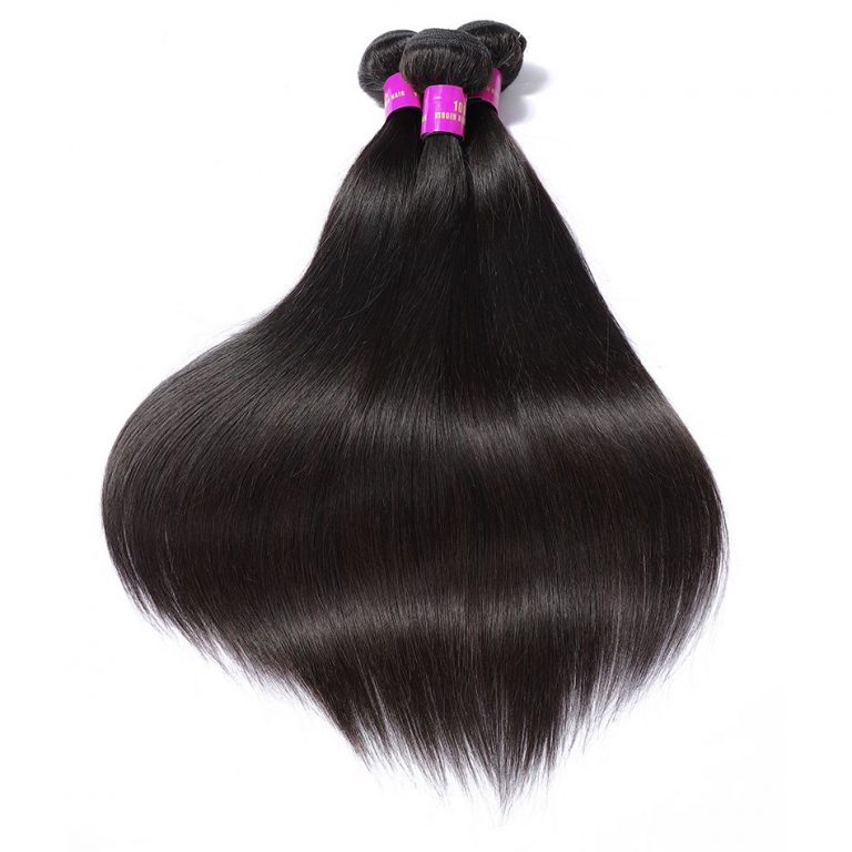 Brazilian Straight Hair 4 Bundles With Closure | Tinashe Hair