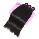 Tinashe Hair Brazilian Straight Human Hair 3 Bundles With Closure Mink Brazilian Virgin Hair ...
