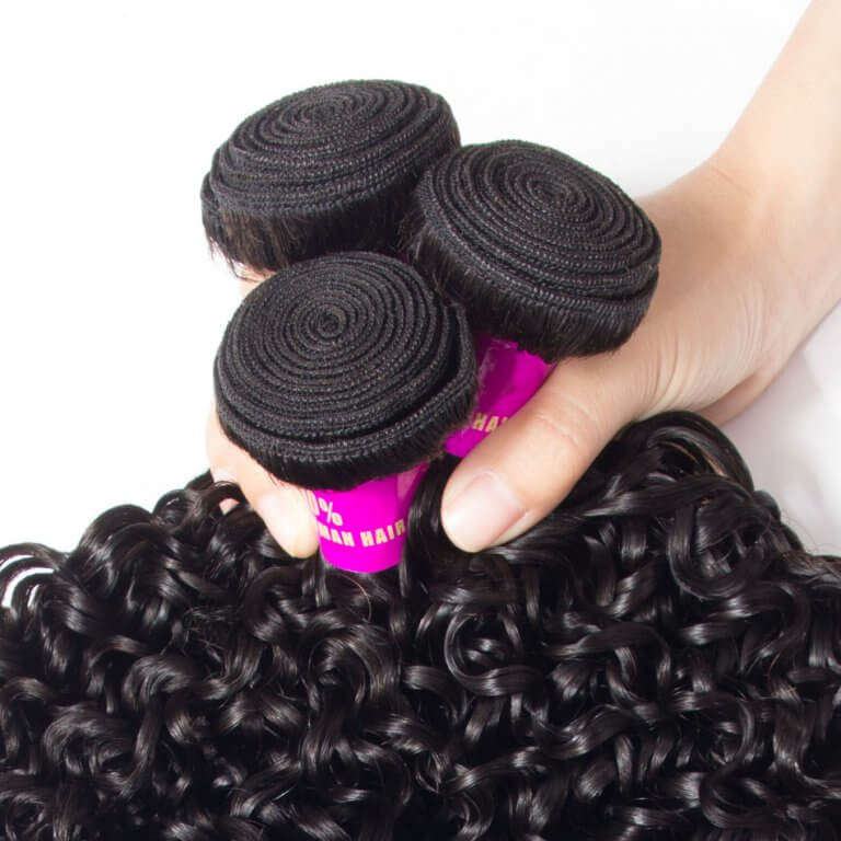 Curly Weave Human Hair Bundles 4 Pcs | Tinashe Hair
