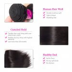 Brazilian Straight Hair 4 Bundles With Closure | Tinashehair