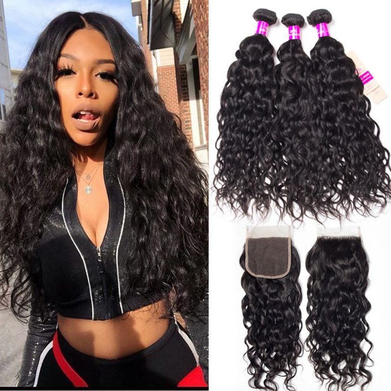 Wet and Wavy Human Hair Water Wave Bundles | Tinashehair
