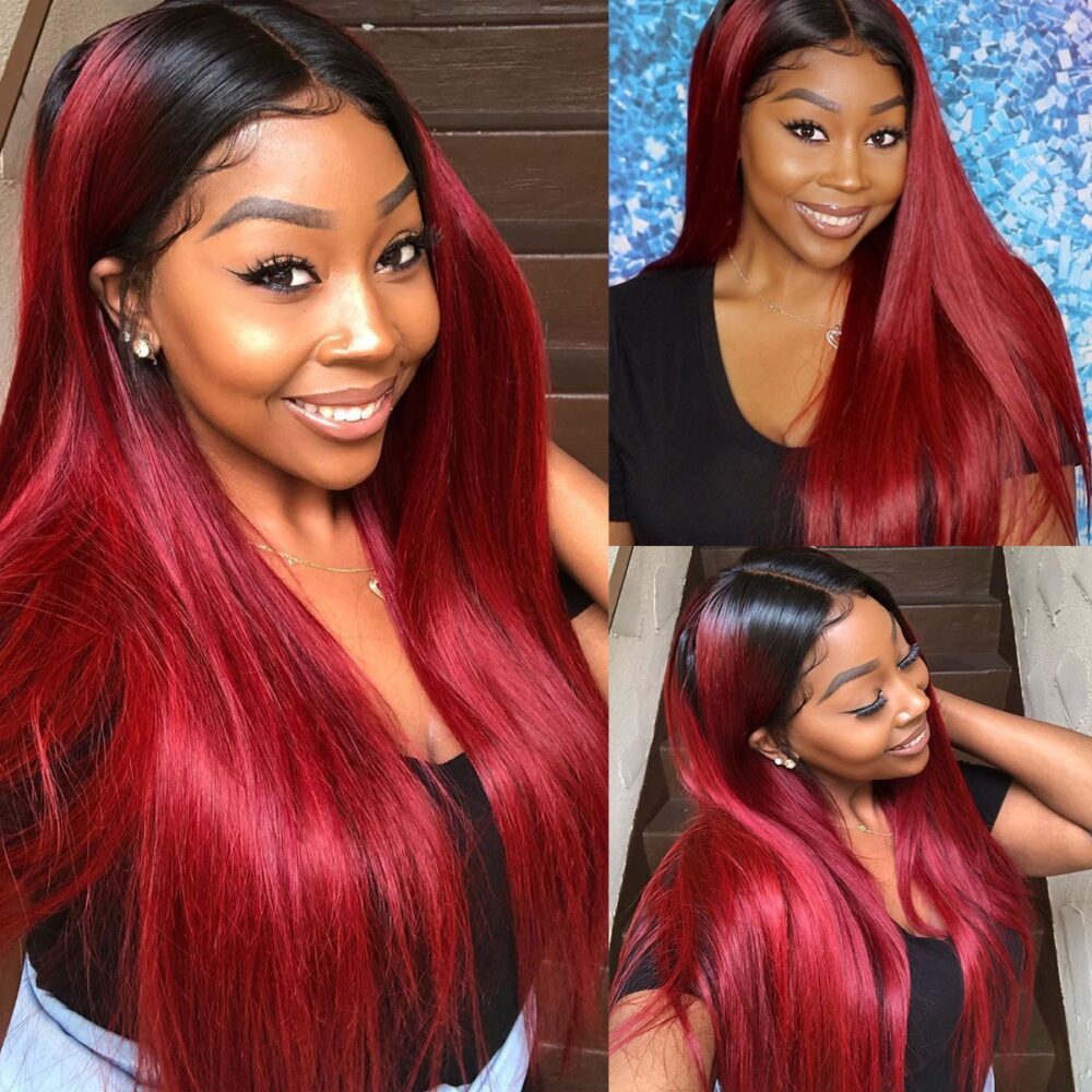 Straight Hair T1B/27 Color Honey Blonde Bundles Sale | Tinashehair