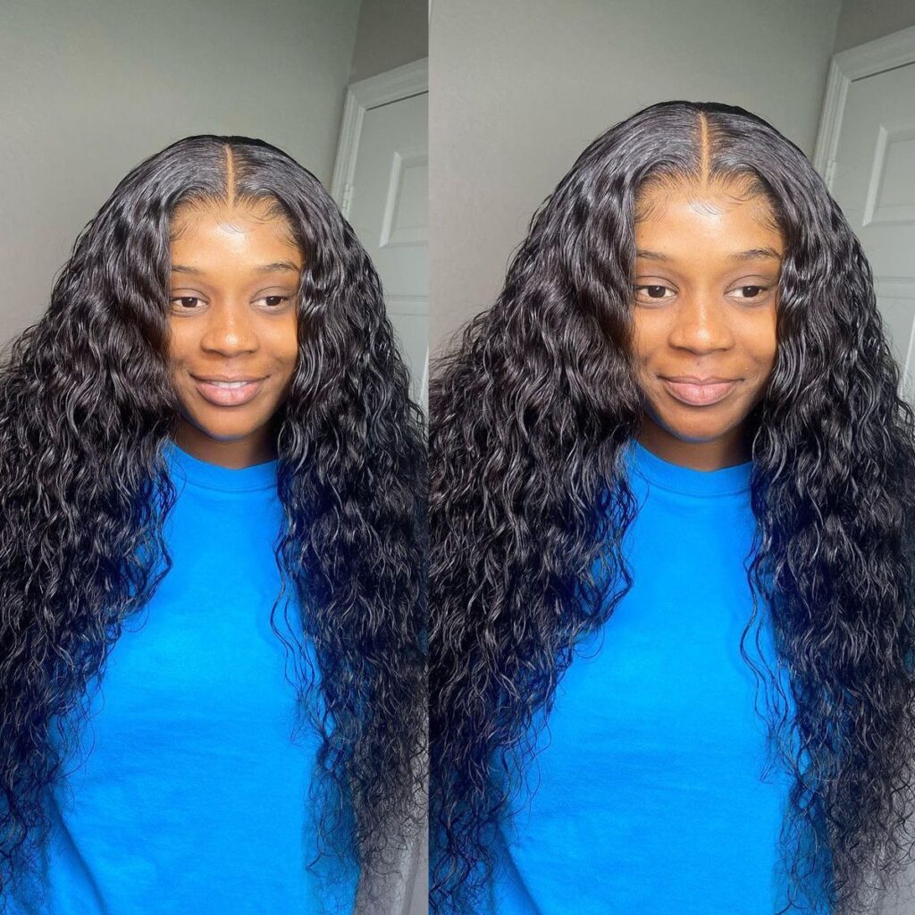 4×4 Lace Closure Wig Deep Wave Human Hair Wigs | Tinashehair