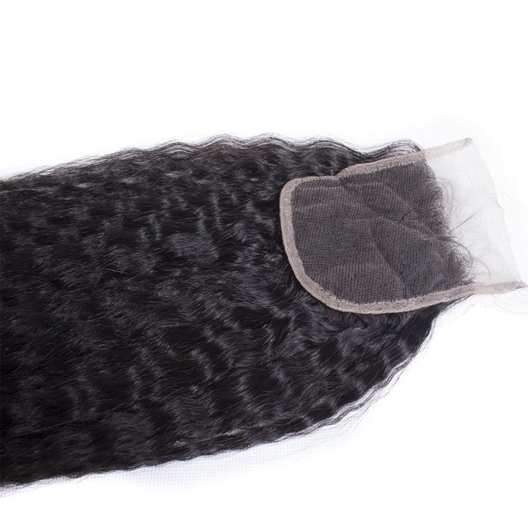 Brazilian Kinky Straight Hair 3 Bundles with Closure | Tinashe Hair