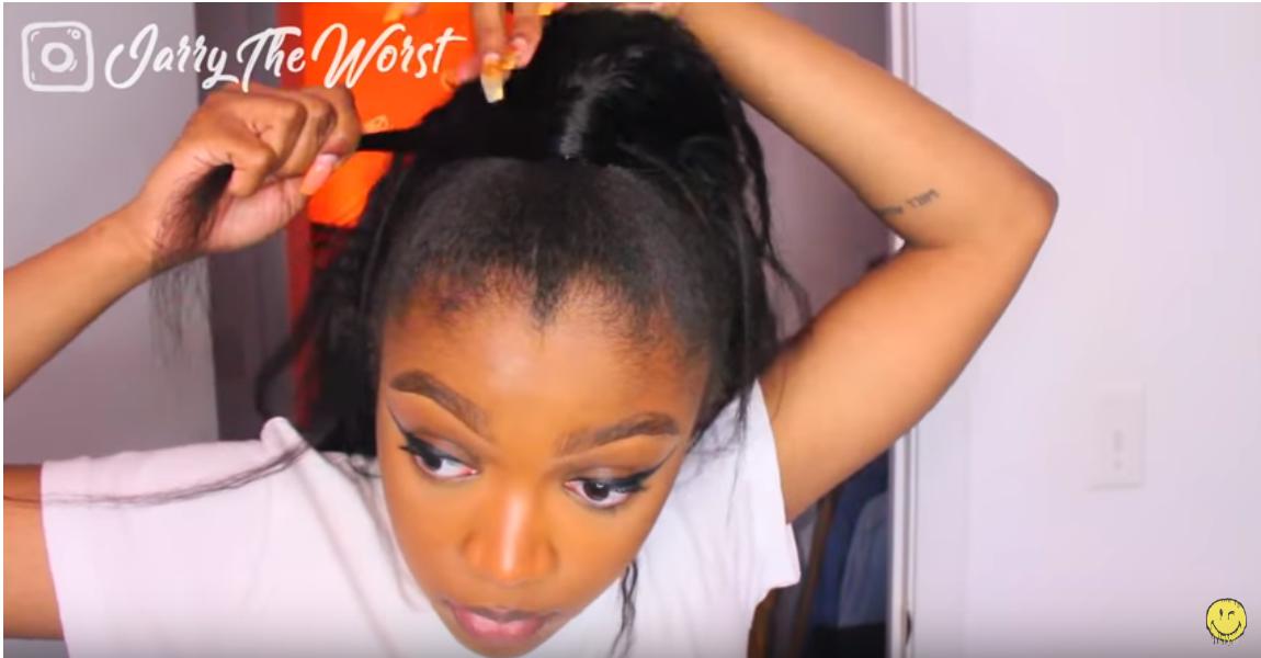 Super Protective Half Up Half Down Quick Weave Method | Tinashe Hair