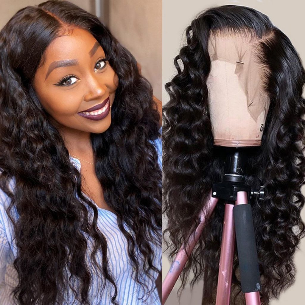 Loose Deep Wave Human Hair HD Lace Front Wigs 250% High Density | Tinashehair