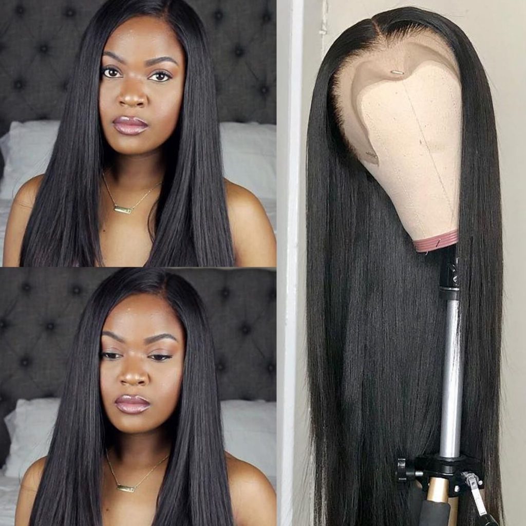 250% High Density Straight Human Hair Lace Front Wigs | Tinashehair