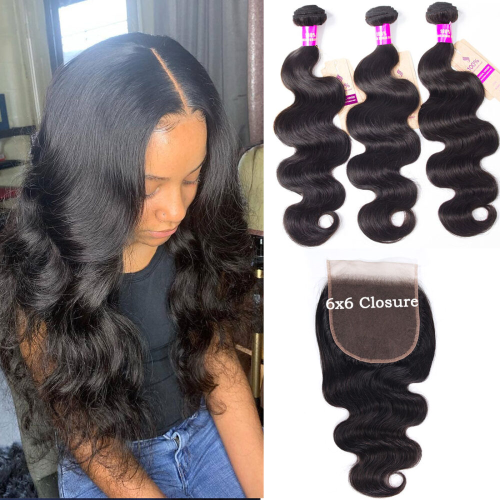 Human Hair Bundles with Closure Buy Now Pay Later | Tinashehair