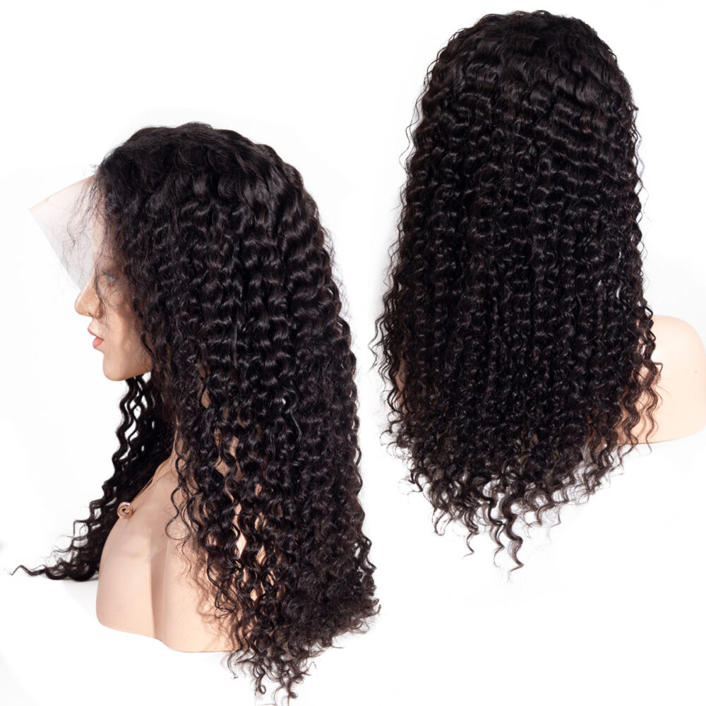 250% High Density Deep Wave Human Hair Lace Front Wigs | Tinashehair