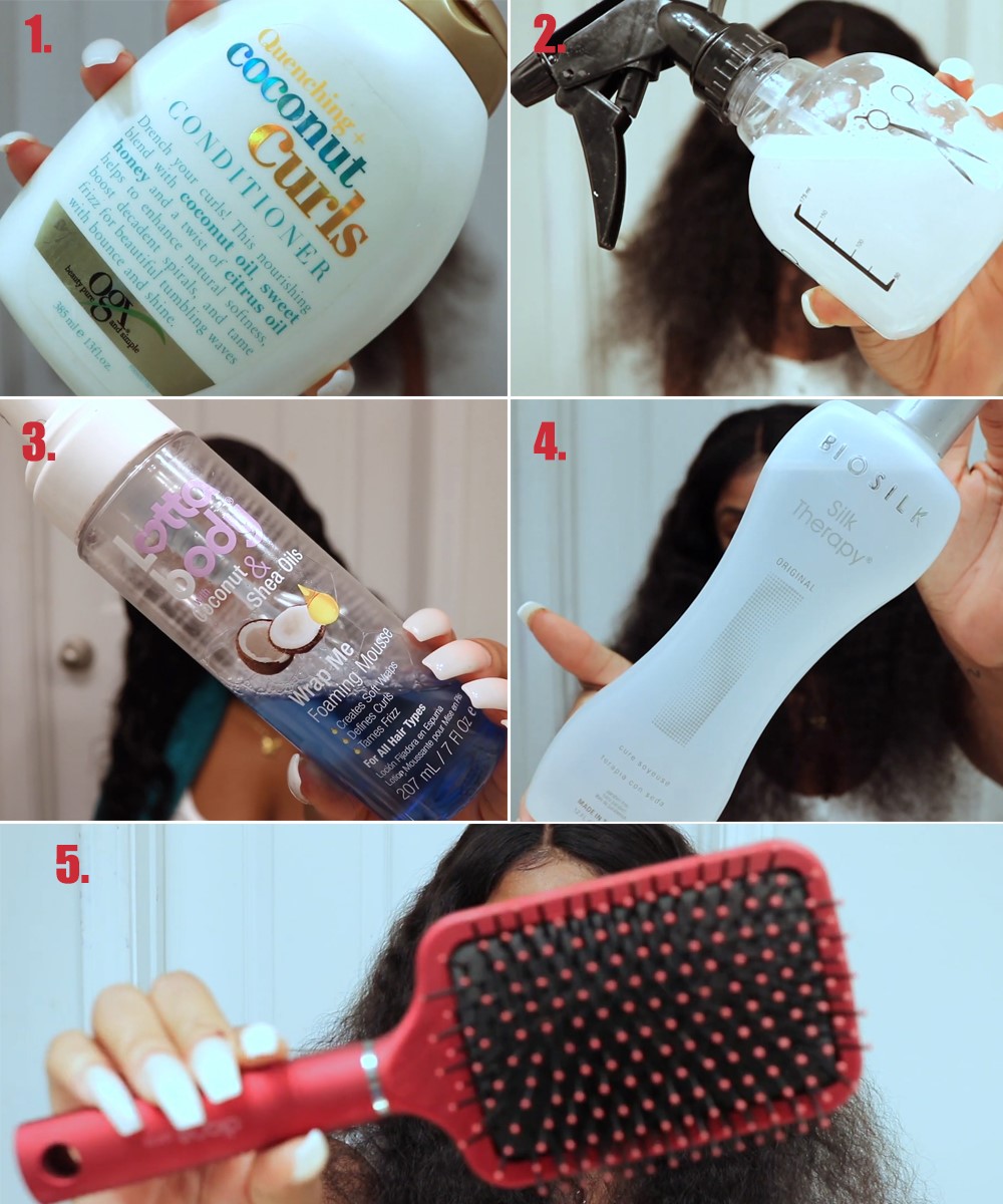 How To Do A Wet Look With Curly Wig? | Tinashe Hair
