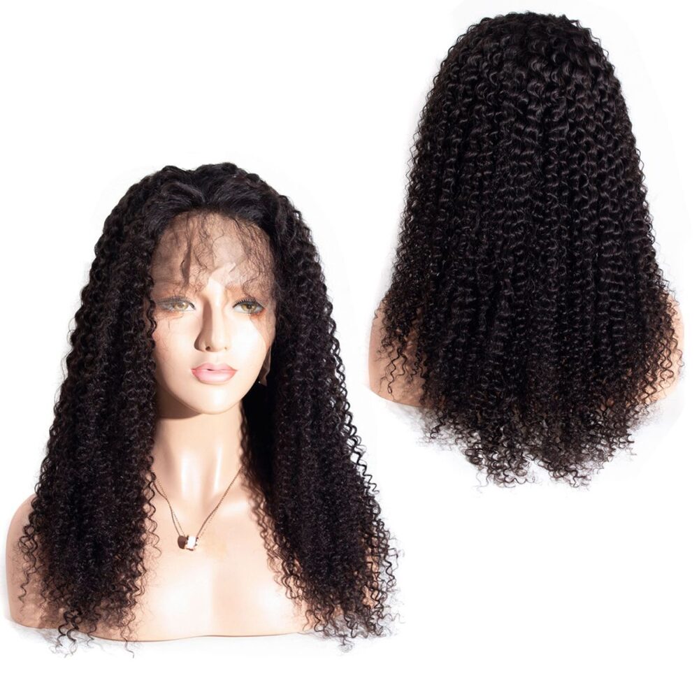 250% High Density Curly Wave Human Hair Lace Front Wigs | Tinashehair