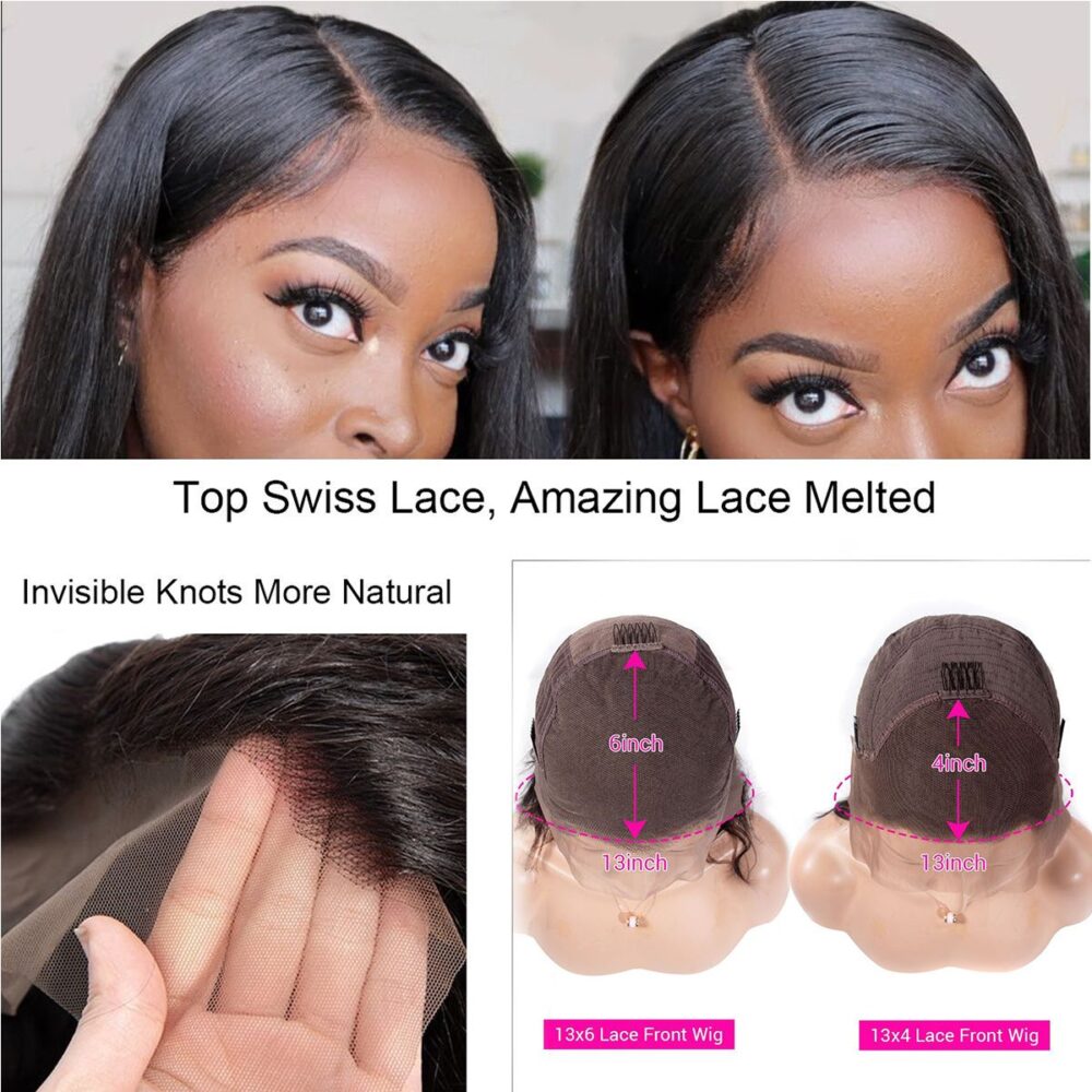 250% High Density Deep Wave Human Hair Lace Front Wigs | Tinashehair