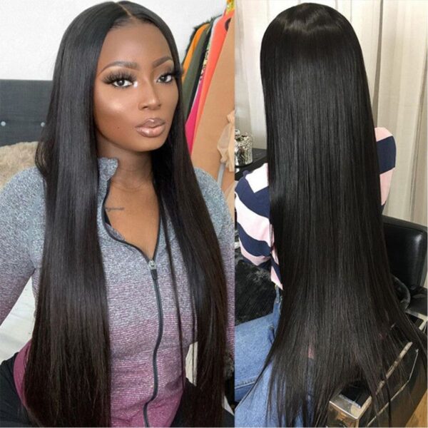 30" 32" 34" 36" 38" 40" Long Straight Human Hair 13x4 HD Lace Frontal ...