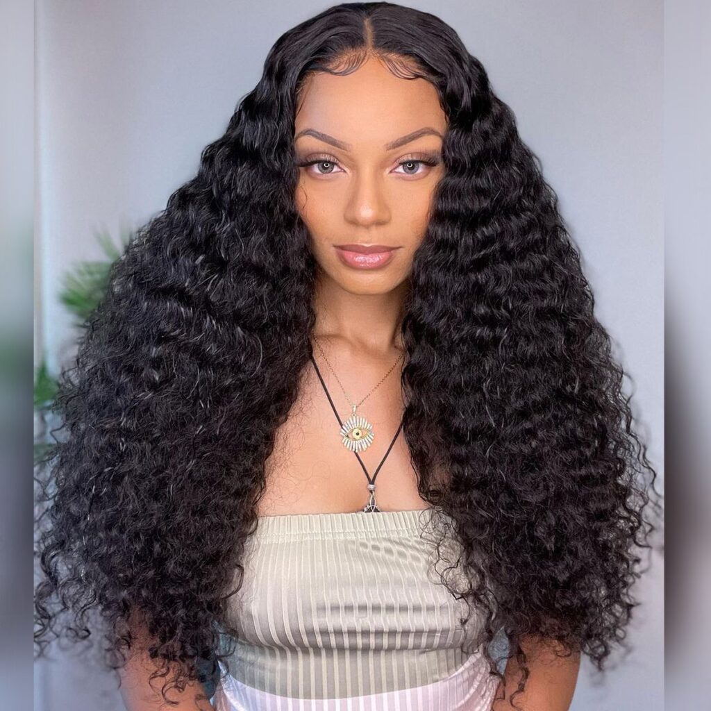 Deep Wave Human Hair HD Lace Front Wigs 250% High Density | Tinashe Hair