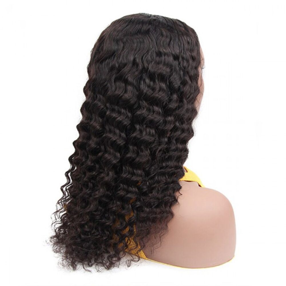 U Part Human Hair Wigs Brazilian Deep Wave Pre-Plucked Best Human Hair ...