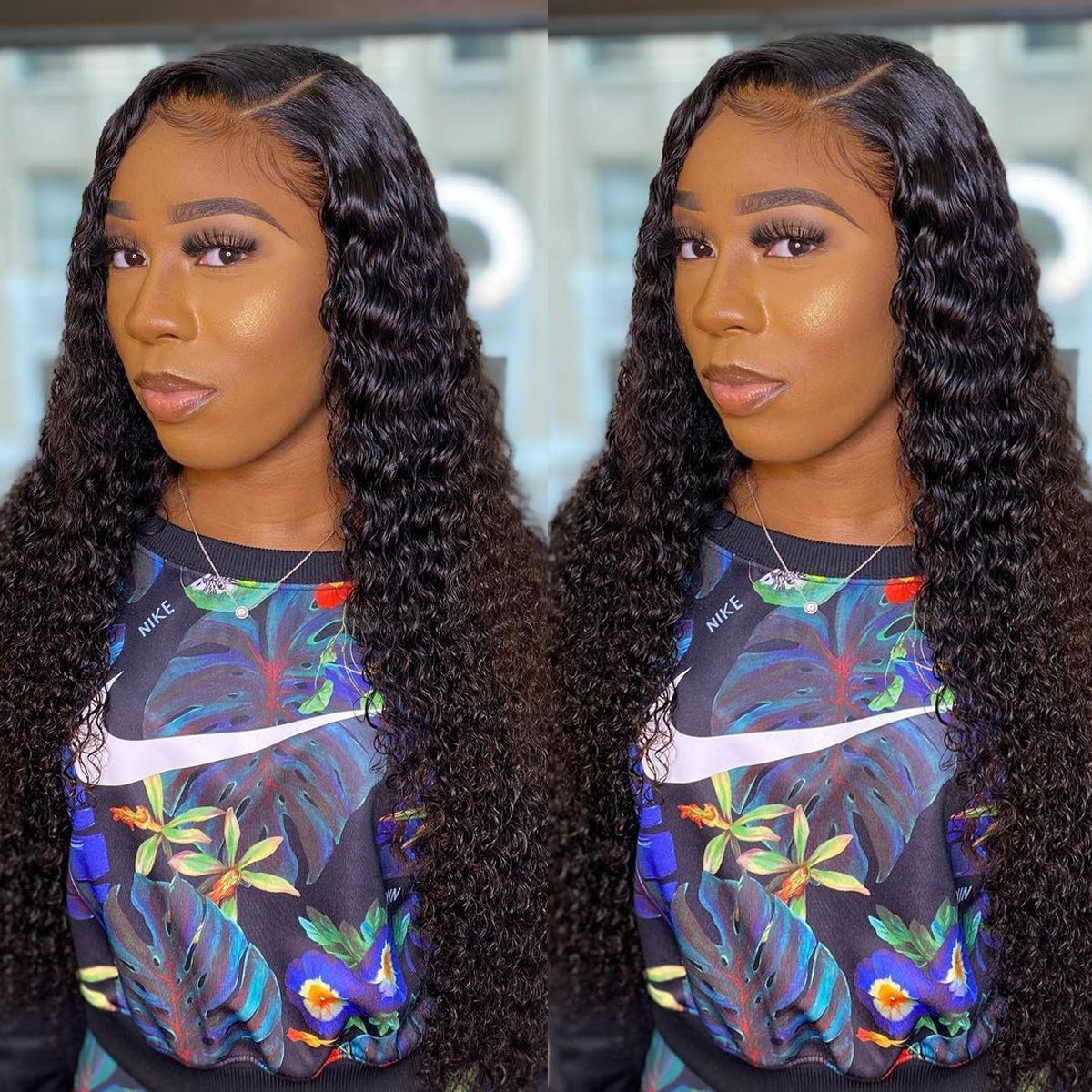 13×4 HD Lace Front Wigs Curly Wave Human Hair Wigs | Tinashehair