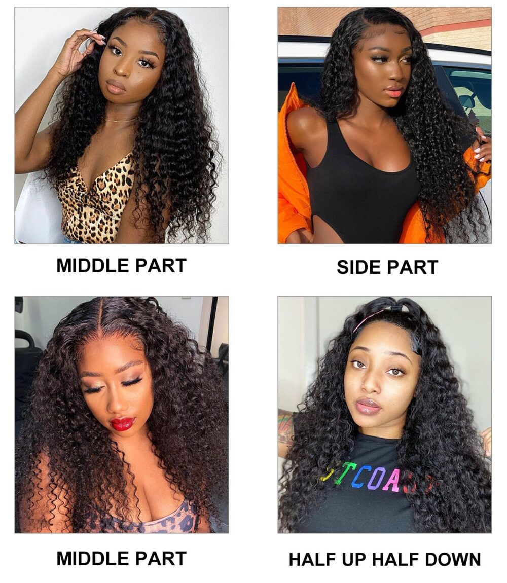 Deep Wave Human Hair HD Lace Front Wigs 250% High Density | Tinashehair