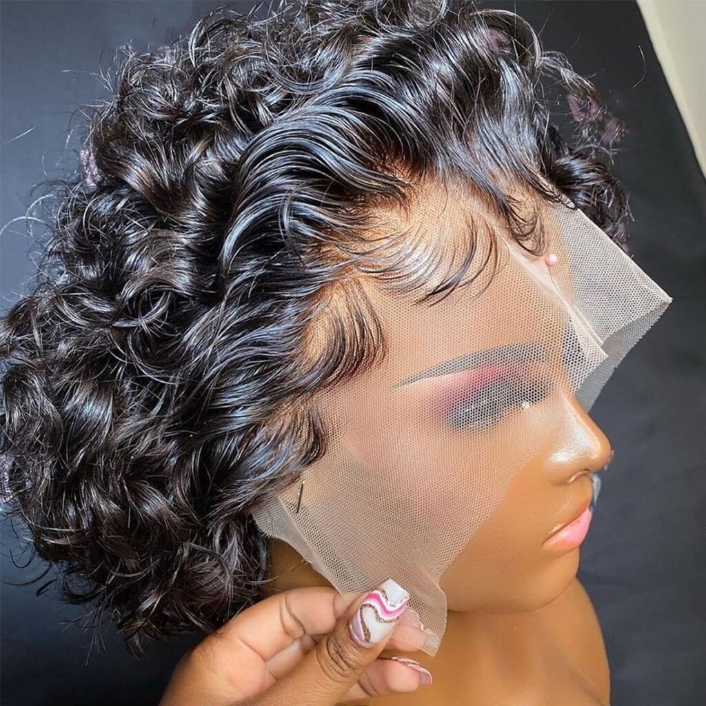 Water Wave Short Bob Lace Front Wigs 180% Density | Tinashe Hair