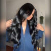 Long Body Wave Human Hair 13x4 HD Lace Frontal Wigs 30" 32" 34" 36 ...