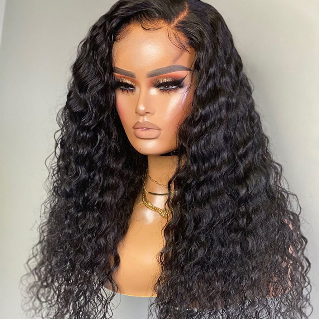Deep Wave Glueless Lace Human Hair Undetectable Lace Wig 180% Density | Tinashehair