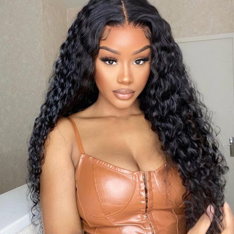 Water Wave HD Lace Front Wigs Super Thick Human Hair Wig | Tinashehair