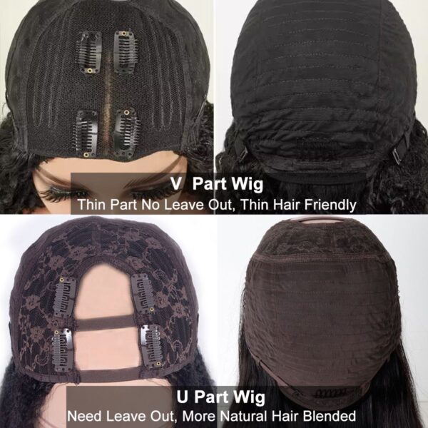 Body Wave V Part Human Hair Wigs No Leave Out Beginnger Friendly Easy ...