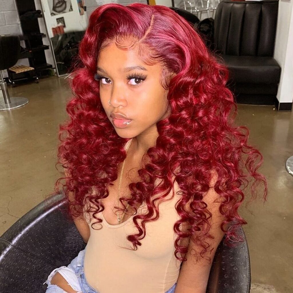red wig - Tinashe Hair