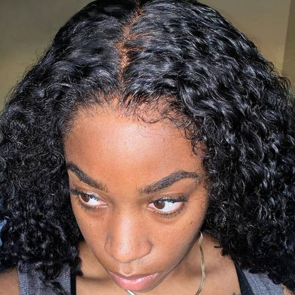 4C Edges Hairline Deep Wave 6x5 13x4 Lace Front Wig Glueless Lace Wig ...